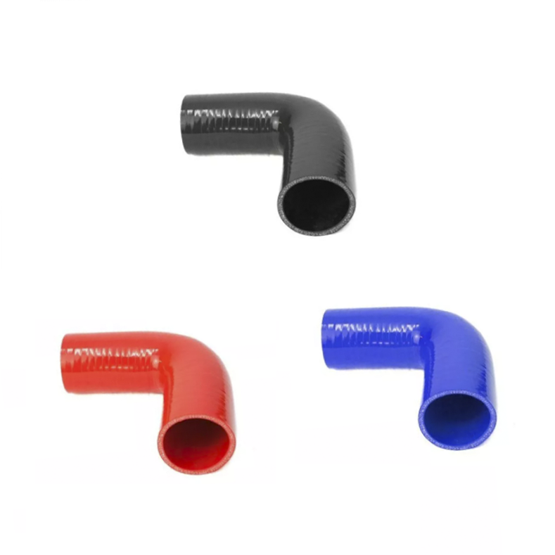 45/90 Degree / Straight Silicone Hose Intercooler Turbo Coupler Black ...