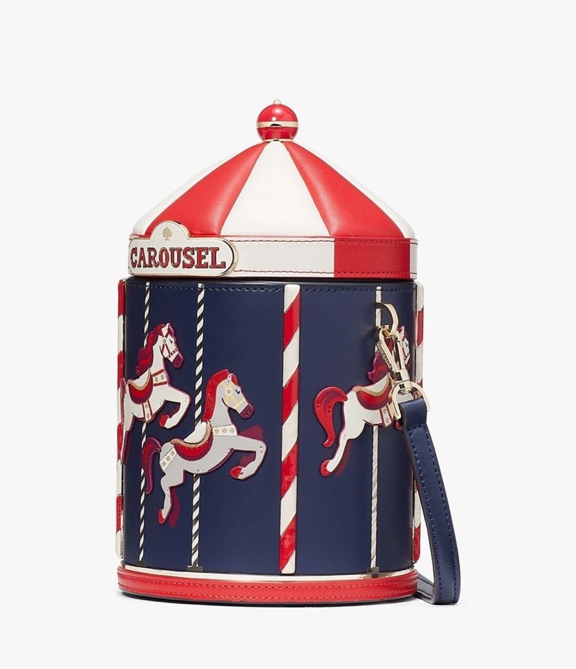 Kate Spade Winter Wonders Carousel 3D Crossbody Bag Novelty NWT KE578 ...