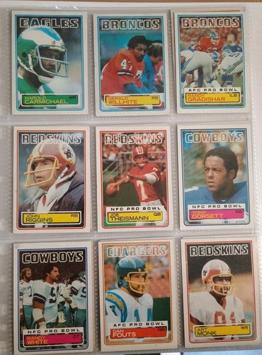 Lot Of 16 1983 Topps Football Cards | eBay