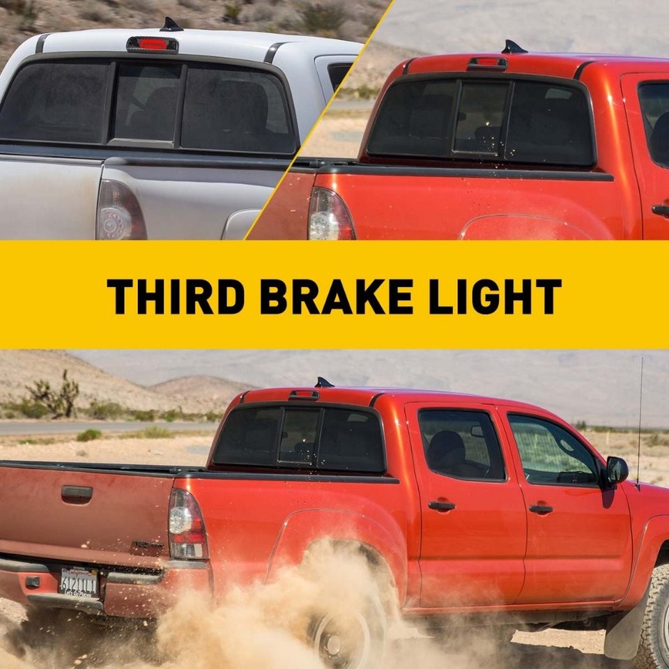 For Toyota Tacoma 1995-2017 Third Brake Light Smoked High Quality ...
