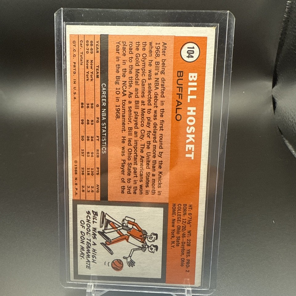 1970-71 Topps - Bill Hosket #104 (RC) | eBay