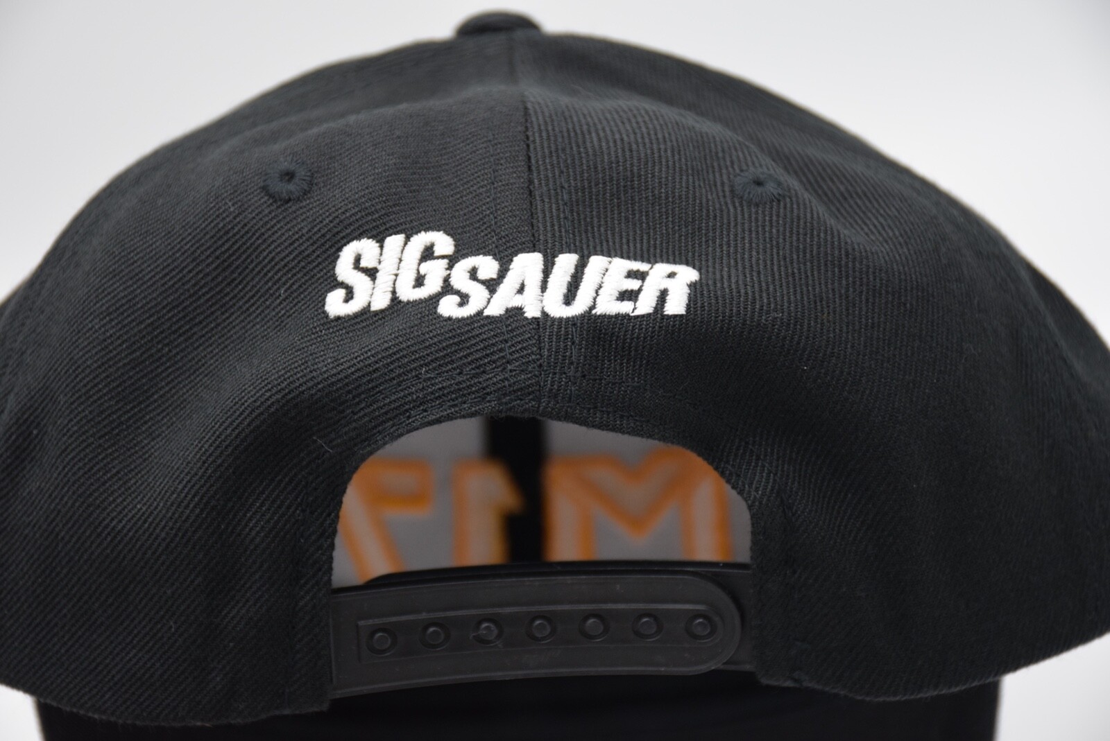 SIG SAUER SIG M17 HAT/BASEBALL CAP BLACK LOGO WITH LOGO ON FRONT/REAR ...