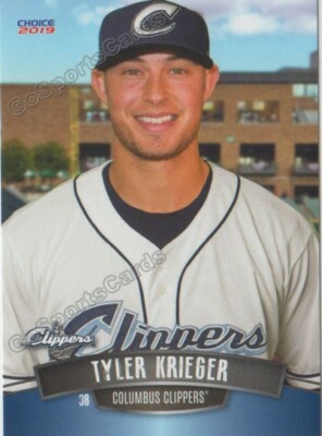 2019 Columbus Clippers Tyler Krieger RC Rookie Cleveland Indians | eBay