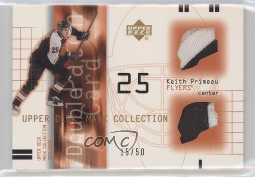 2001-02 Upper Deck Mask Collection Double Patch /50 Keith Primeau #DP ...
