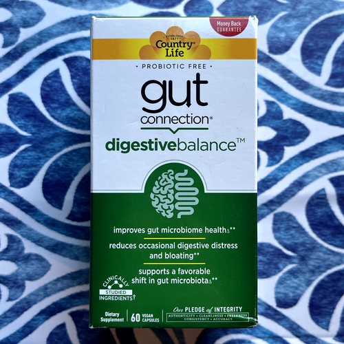 COUNTRY LIFE Gut Connection® Digestive Balance™ 60 Vegan Capsules EXP ...