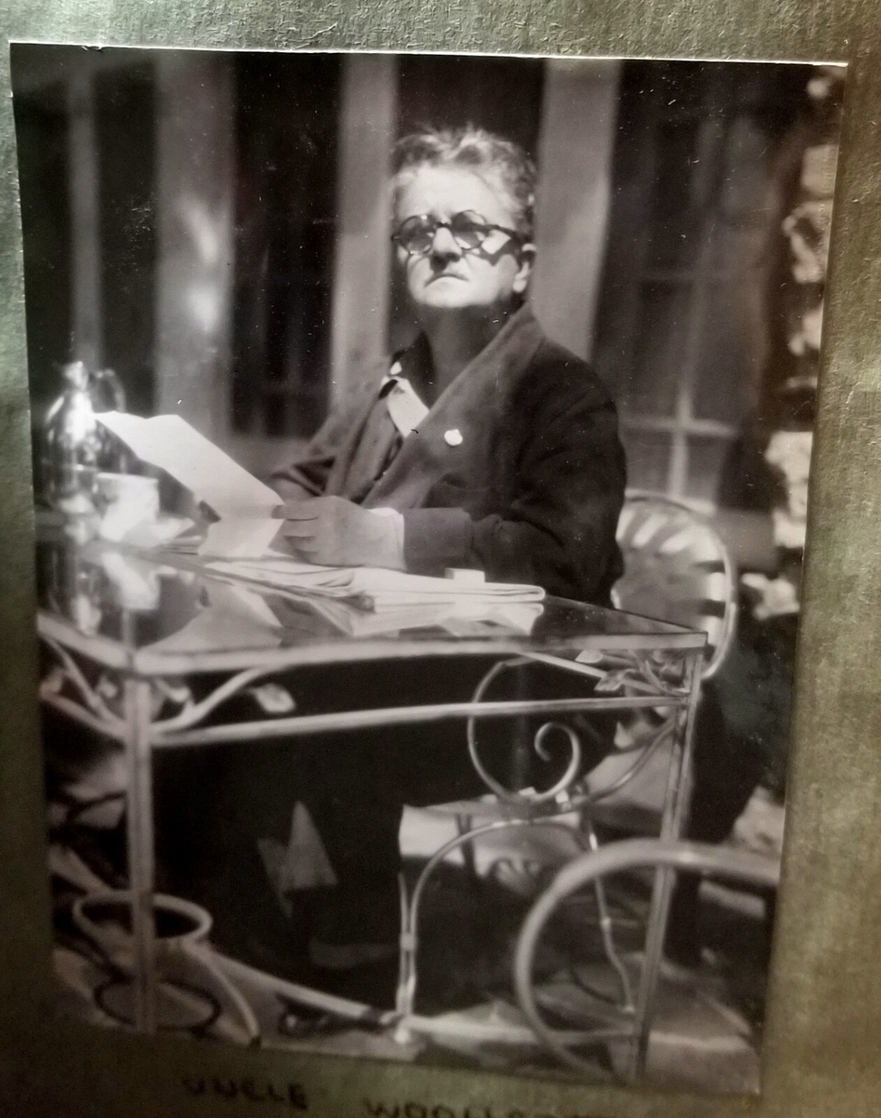 Alexander Woollcott Algonquin Round Table leader original candid photo ...