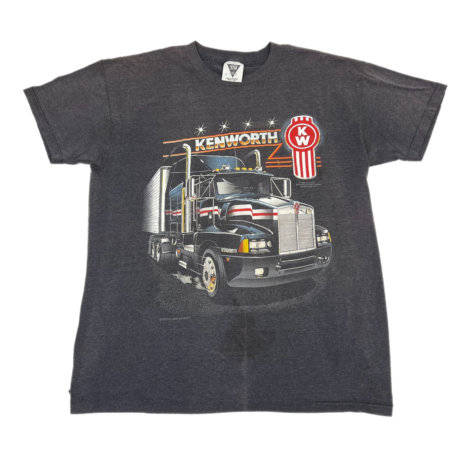Vintage 1988 Kenworth Semi Trucker 3D Emblem Style Gr… - Gem