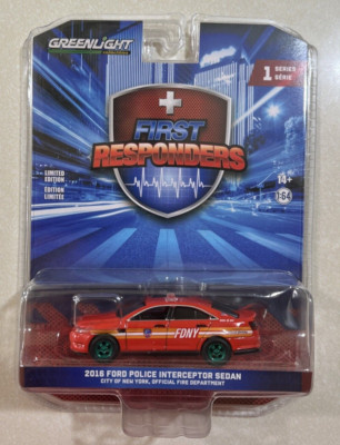 NEW 2022 Greenlight First Responders Series 1 2016 Ford Taurus FDNY ...