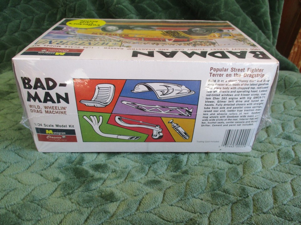 RARE Monogram Classics Tom Daniel BADMAN 1955 Gasser 1/24 Model SEALED ...