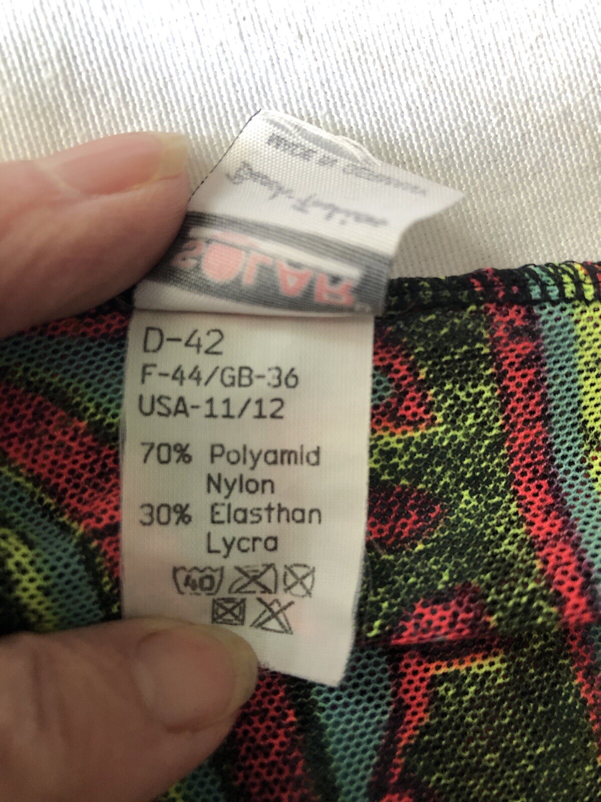 Vintage SOLAR Tan Thru One Piece Swimsuit 11-12 Neon Mesh Tan Through ...