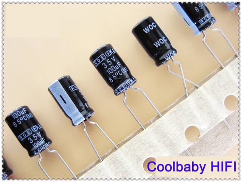100PCS ROE EKA 100UF 35V Hi-End Audio Electrolytic Capacitors 6.3*11mm ...