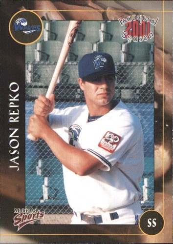 Jason Repko 2001 Multi-Ad Wilmington Waves #19 RC *AutographDen* FREE ...