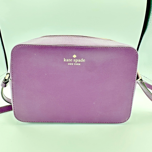 Kate Spade Madison Saffiano Leather Mini Camera Bag Ripe Plum Grape ...