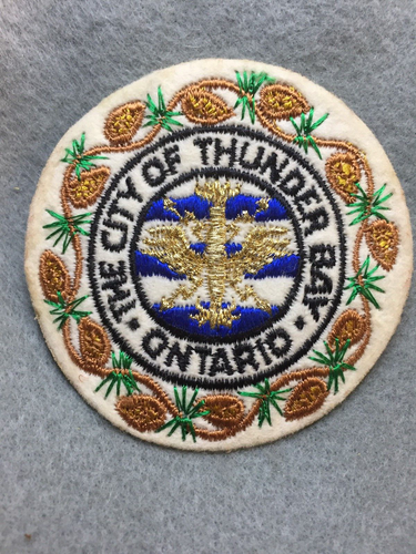 (mr13) The City of Thunder Bay - Ontario embroidered felt patch | eBay