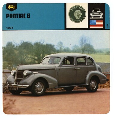 Pontiac 6 - GT / Production Car Edito Service SA Auto Rally Card | eBay