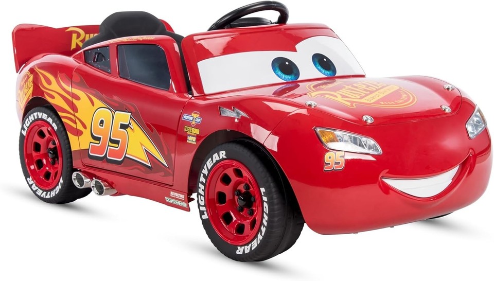 Disney Pixar 12V Cars Lightning McQueen Kids Ride-On | eBay