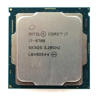 Intel Core i7-8700 Hexa Core 3.2GHz 12MB 65W FCLGA1151 64-bit Processor ...