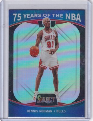 2021 SELECT #69 DENNIS RODMAN 75 YEARS OF NBA HOLO- CHICAGO BULLS | eBay