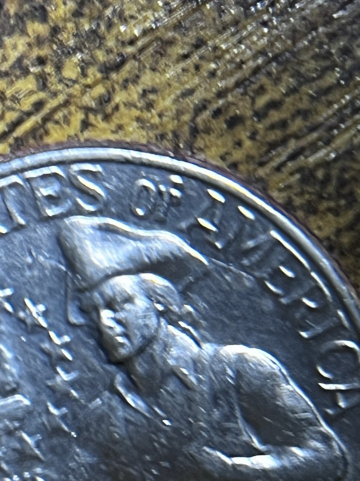 1776-1976 Bicentennial Drummer Boy Quarter Dime Coin, With Error In ...