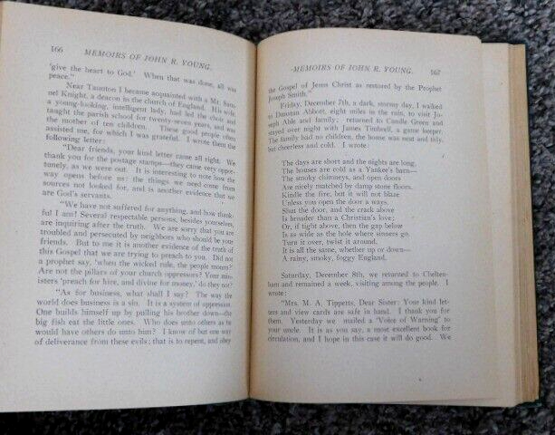 1920 Memoirs of John R. Young Utah Pioneer of 1847 by Himself LDS ...