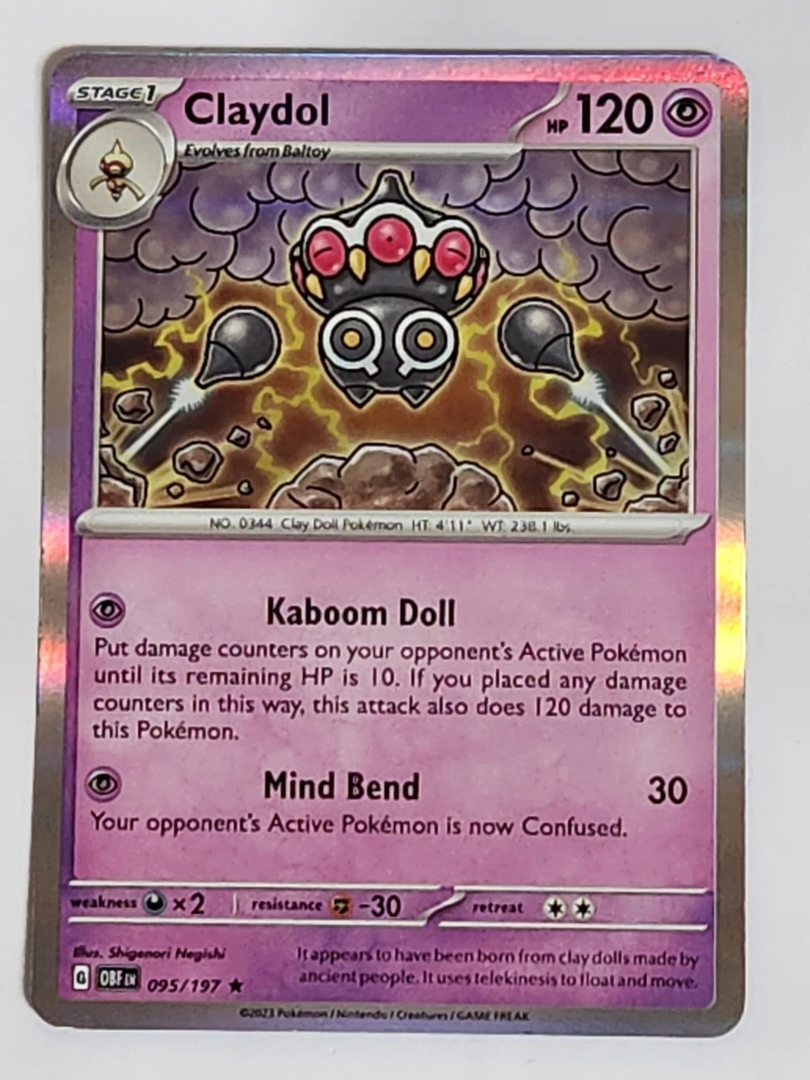 Pokemon Claydol Cards