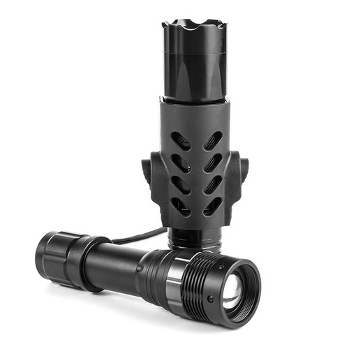 Tactical Military Flashlight Case Pouch Holster Belt Clip Torch Cover ...