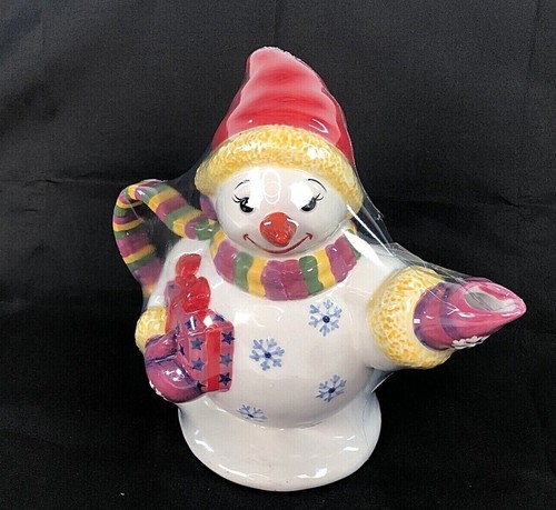 Christopher Radko Traditions Holiday Celebrations Snowman Teapot 10 ...