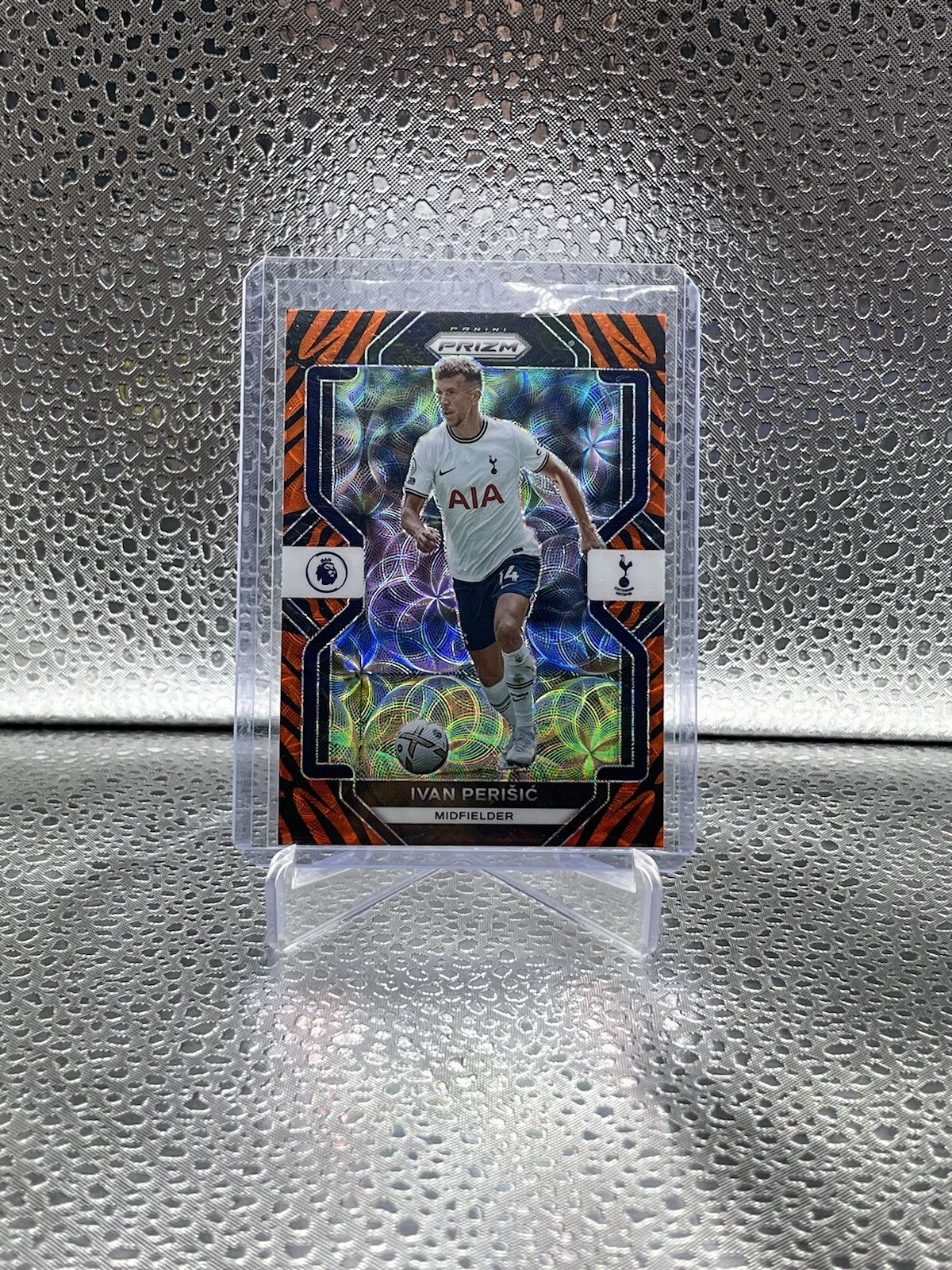 Ivan Perisic 2022 Prizm Premier League #296 Blue Mojo /25 Price Guide ...