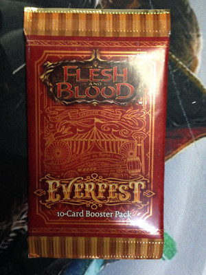 Flesh & Blood "Everfest" 10-Card Sealed Booster Pack X1 | eBay