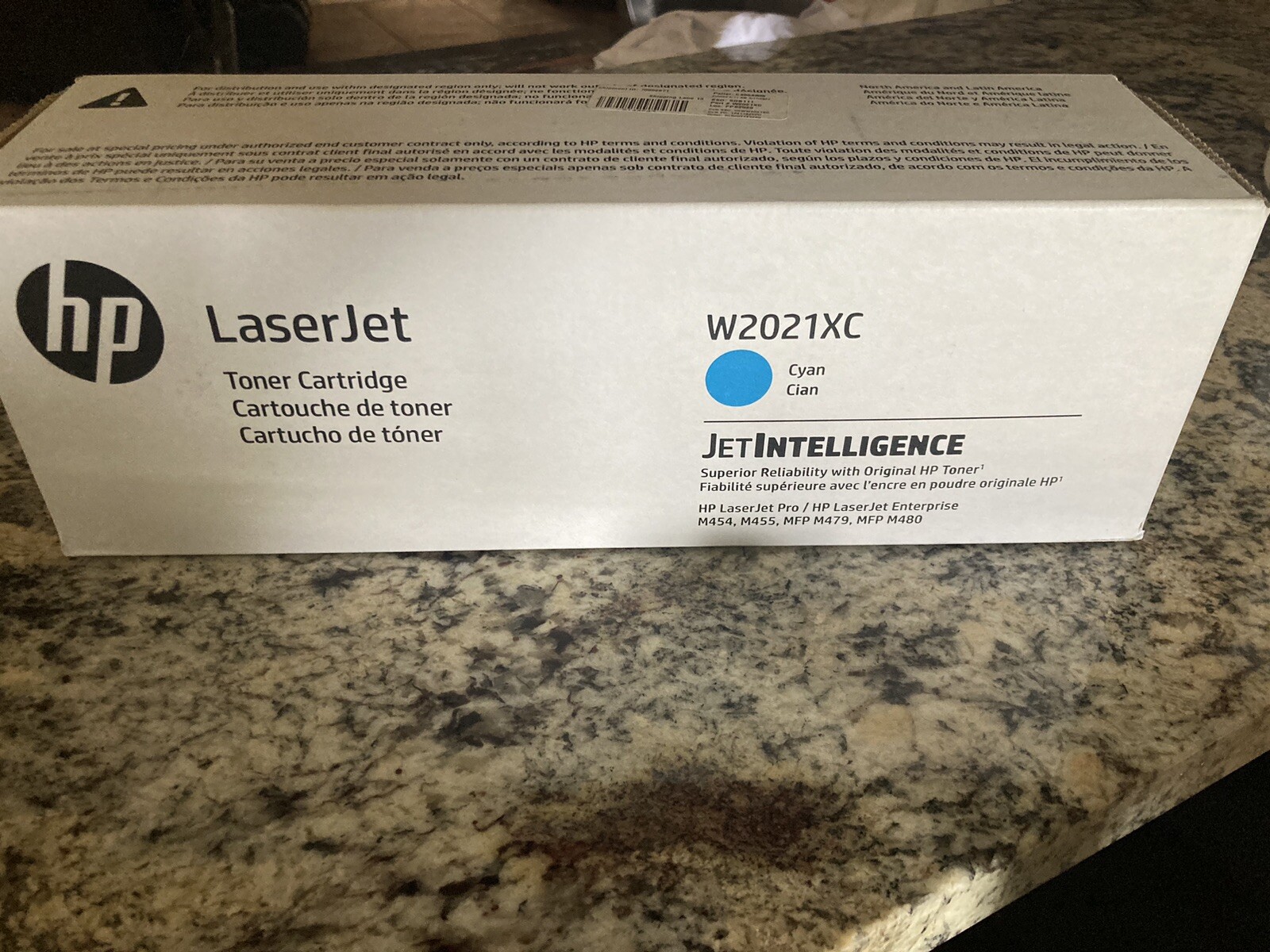 Genuine HP 414X Cyan High-yield Toner Cartridge W2021XC 192018046313 | eBay