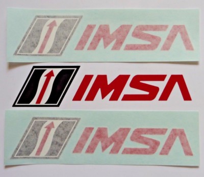2 Official IMSA Stickers International Motorsports Association 8x2" TFR ...