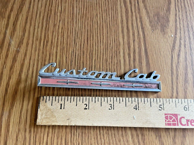 Original 1967-1972 Ford Custom Cab Emblem C7TB-8140683-A 5" Long | eBay