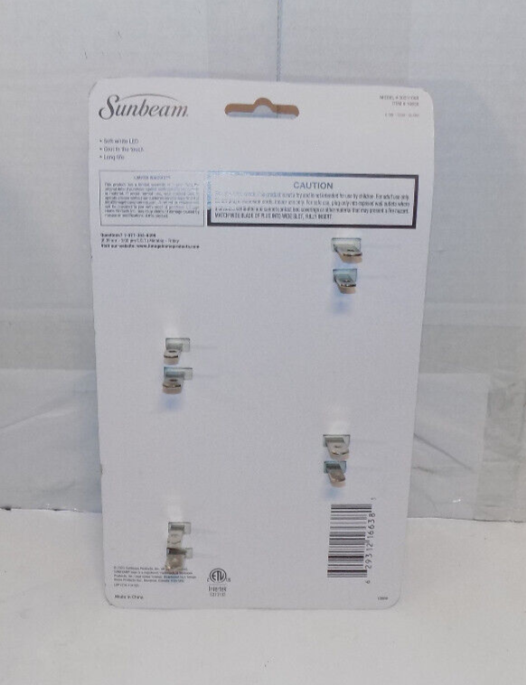 Sunbeam 4 Pack LED Automatic Plug In Sensor LED Night Lights New | eBay