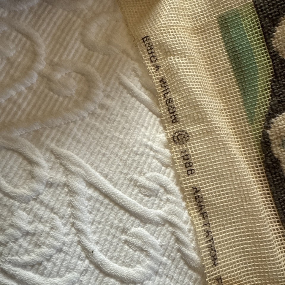 Erica Wilson Needlepoint Canvas Vintage 18 Mesh Unfinished Spring ...
