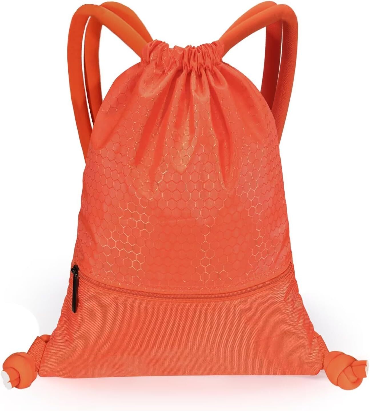 Drawstring Backpack Sport Gym Bag Basketball Large, Orange | eBay