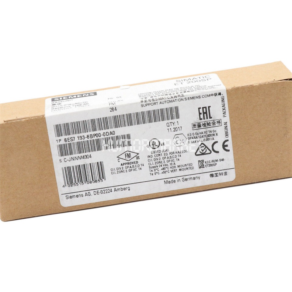 ONE SIEMENS 6ES7193-6BP00-0DA0 Base Unit 6ES7 193-6BP00-0DA0 | eBay