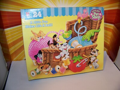Littlest Pet Shop Puzzle Kenner LPS 1993 Complete Rare G1 Tonka SHIPS ...