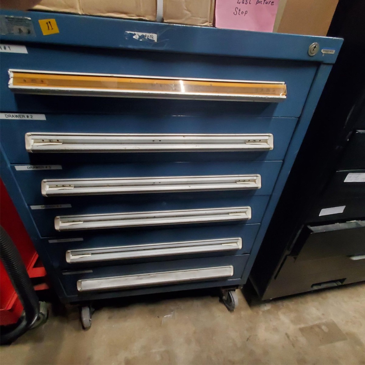 Gabinete Stanley Vidmar Stanley Vidmar 5 Drawer Industrial Storage