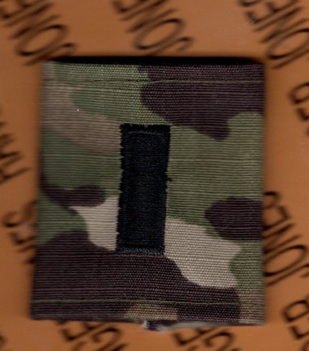 US Army Officer First Lieutenant 1LT 0-2 OCP SCORPION SLIP ON rank ...
