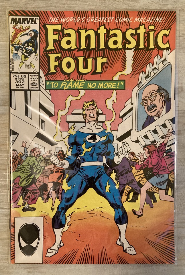 Fantastic Four Issue Numbers 302 303 304 Marvel Comics 1987 Torch ...