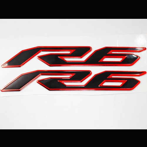 Black Handle Bar Yoke Cover+2-Tone Logo Emblem Sticker 06-16 YZF R6 ...