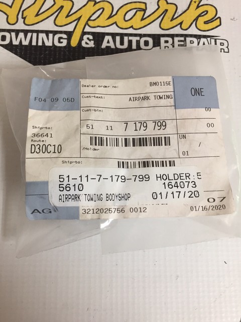 BMW 51117179799 Genuine OEM Factory Original Bracket for sale online | eBay