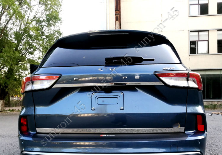 For Ford Escape 2020-21 stainless steel chrome rear door Trunk tail ...