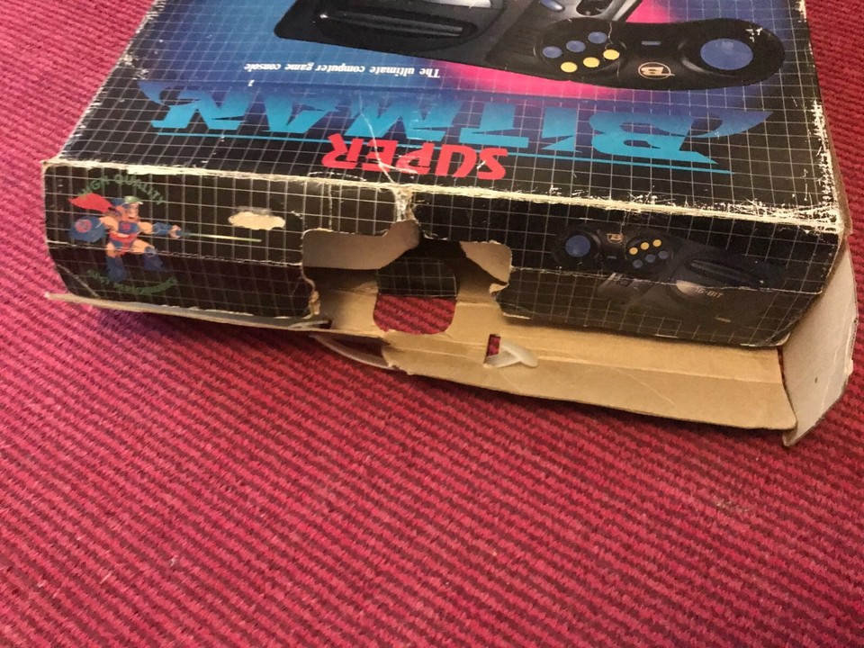 Sega super BITMAN - 16 bit Famiclone console RARE + game | eBay