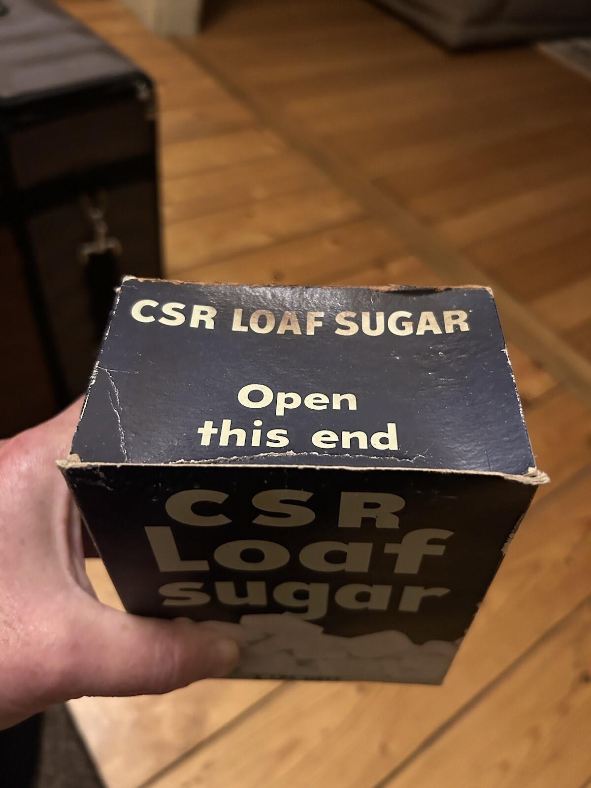 VINTAGE 60s Kitchen Advertising Milk Bar CSR LOAF SUGAR 2LB Box with ...