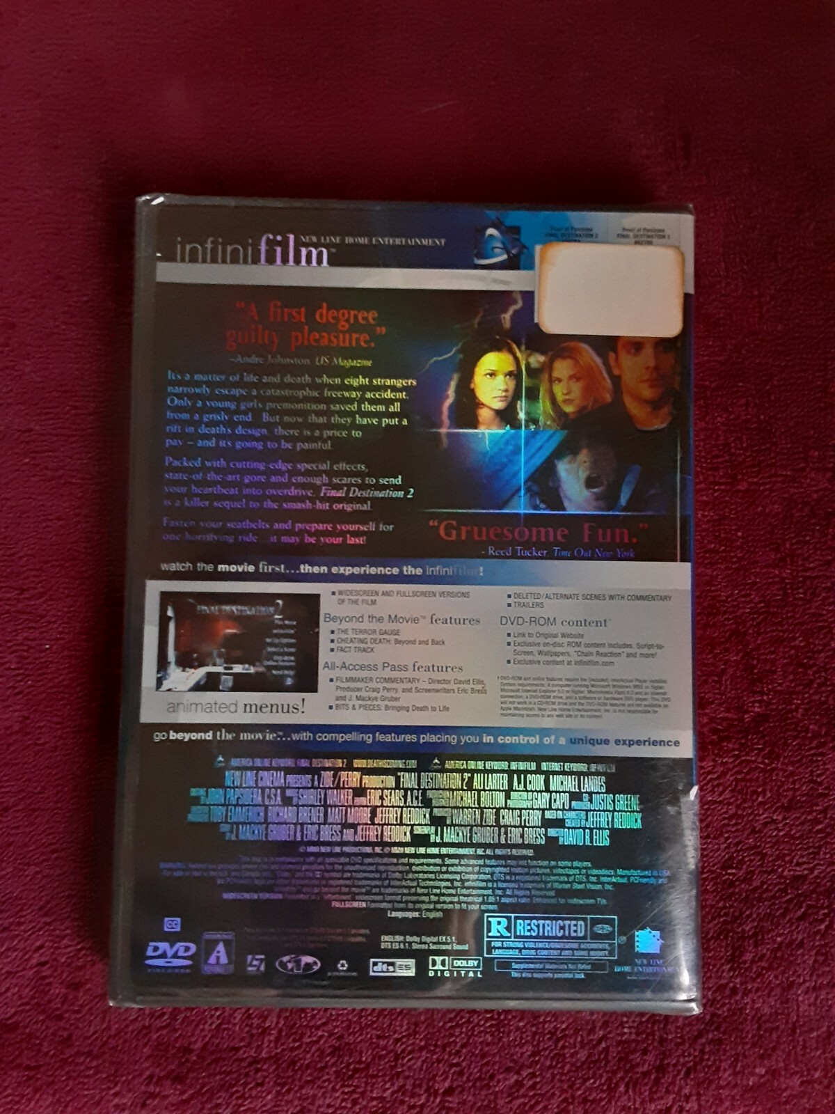 Final Destination 2 (DVD, 2003, Infinifilm Widescreen Full Frame ...