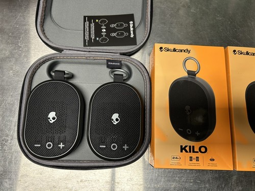 Skullcandy Kilo Compact Wireless Speaker Double Set Plus Case ...