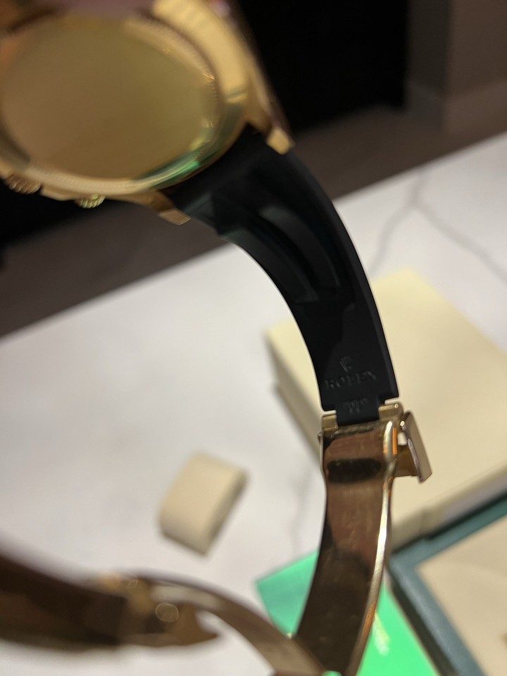 Rolex Daytona Pikachu Dial 116518LN Black Ceramic 18K Yellow Gold Box ...