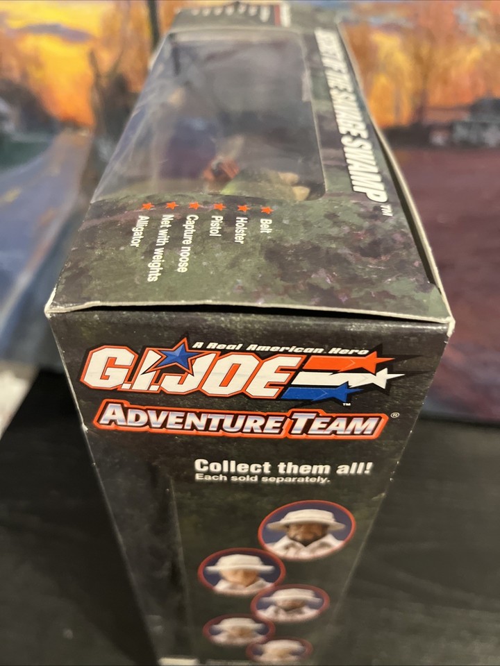 2003 GI JOE Adventure Team 12" Secret of the Savage Swamp w Alligator ...