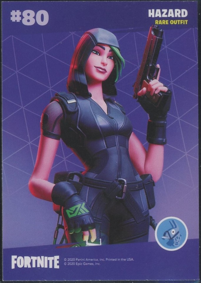2020 Panini Fortnite Series 2 Hazard Rare Outfit #80 | eBay